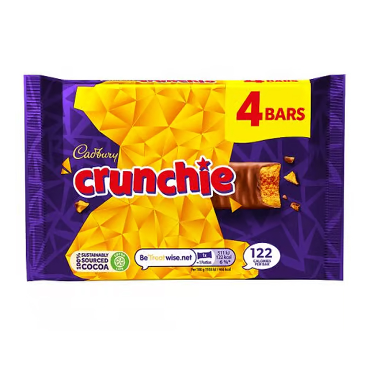 Шоколадные батончики Cadbury Wispa Crunchie 4 bars - BOOMSHOP