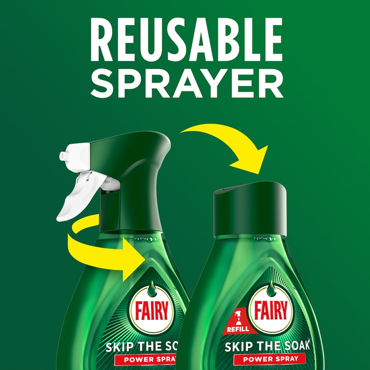 Fairy Skip The Soak Value Pack Power Spray and Refil - BOOMSHOP